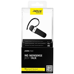Jabra Talk Bluetooth Headset with HD Voice Technology (U.S. Retail Packaging)