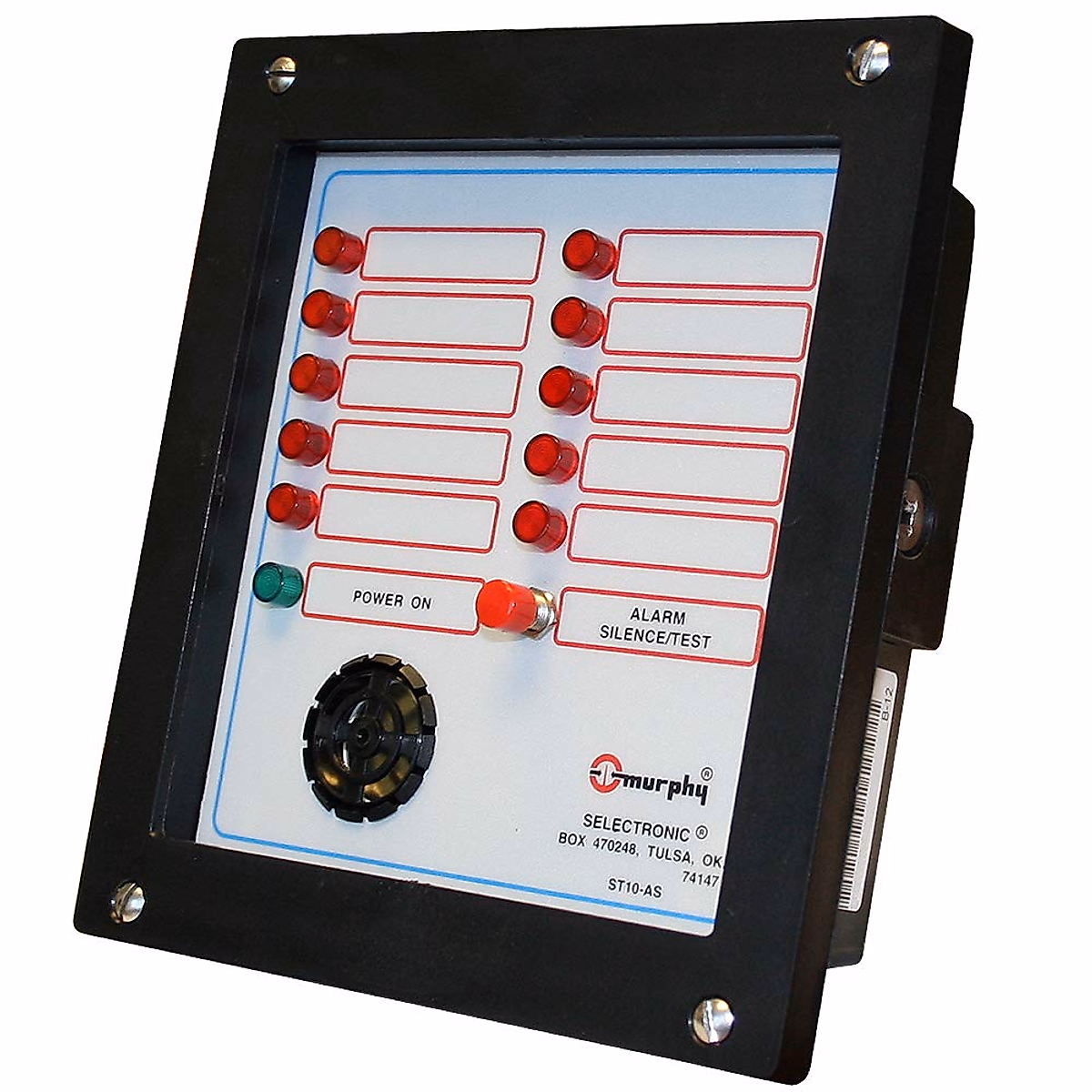 Murphy by Enovation Controls ST10AS-F Tattletale Annunciator, Flange-Mount (25700009)