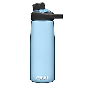 CamelBak Chute Mag BPA Free Water Bottle with Tritan Renew - Magnetic Cap Stows While Drinking, 25oz, True Blue