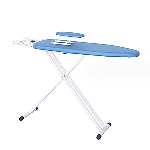 Ironing Board, Non-Slip Foldable Ironing Stand, Ironing Board with Iron Rest Features, Compact and Space Saver Ironing Board for Effortlesswrinkle-Free Clothes