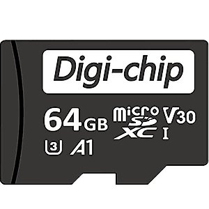 Digi-Chip 64GB Micro-SD Memory Card UHS-1 High Speed for Amazon Fire 7, Fire 7 Kids, Amazon Fire HD8, HD8 Kids, Fire HD10, Fire HD 10 Kids Tablet PC