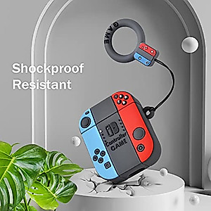 AIRSPO Airpods Case Cover Cute Cartoon Character Silicone Airpods Case Compatible with Airpods 1&2 Charging Case