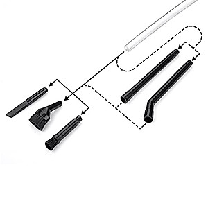 Shop-Vac 9191500 Pellet Stove Cleaning Kit, Poly Pro Plastic Construction, 5 Nozzles, (1-Set)