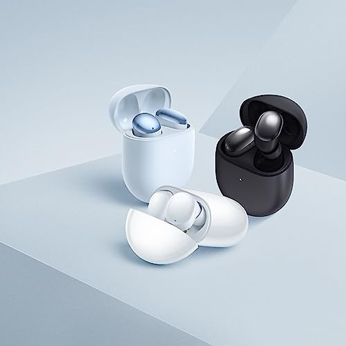 Xiaomi Redmi Buds 4 Wireless Earbuds ANC, Hybrid Active Noise Cancelling Dual Transparency Modes Bluetooth 5.2 in-Ear Earphones with 30 Hours Playtime Deep Bass Earphones for iPhone and Android, Black
