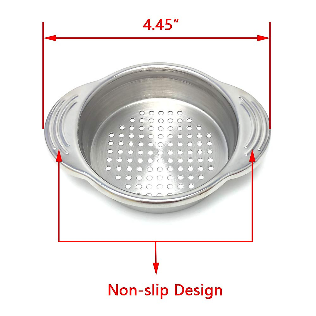 Can Strainer - Tuna Strainer - Food Grade 304 (18/8) Stainless Steel, Dishwasher Safe, Food Strainer, Can Colander, Easy To Clean, Eco-friendly