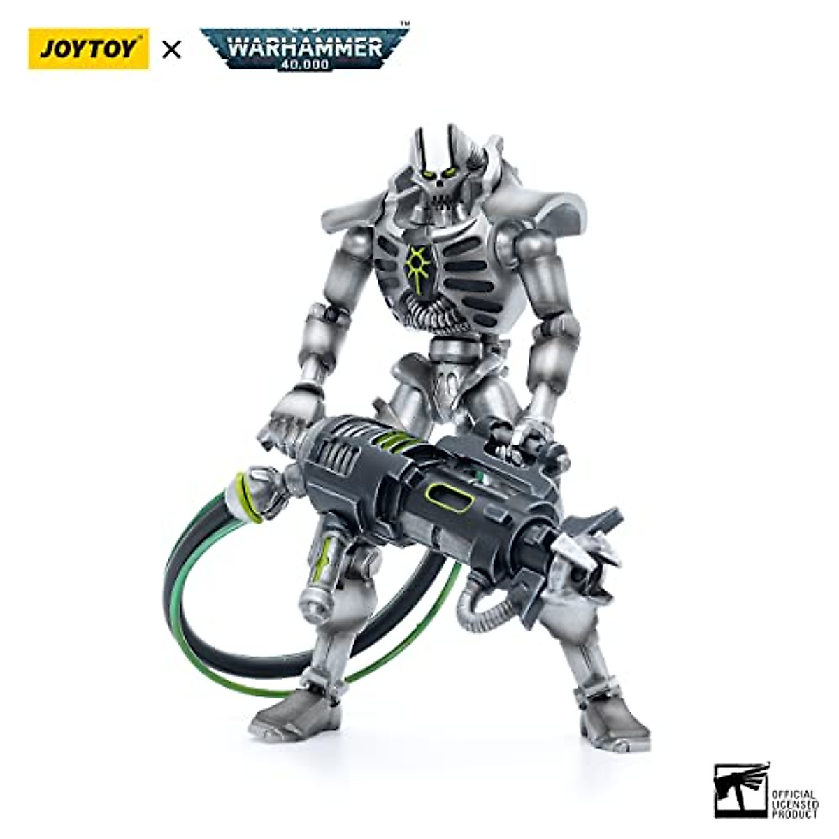 LEBOO JOYTOY Warhammer 1/18 40K Action Figures Extreme Warrior Joy Toy Models Necrons Sautekh Dynasty Immortal with Tesla Carbine