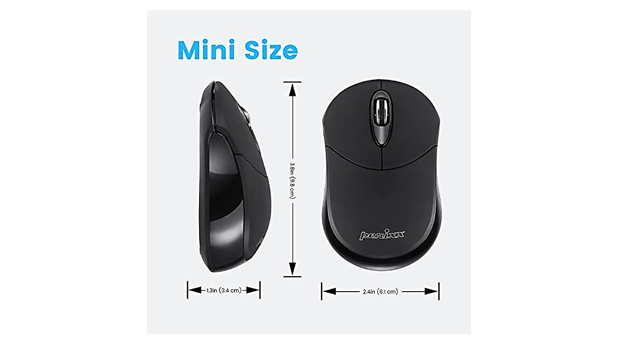 Perixx PERIMICE-802B Wireless Bluetooth Mouse