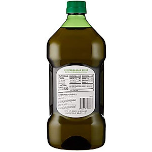 Amazon Fresh, Mediterranean Blend Extra Virgin Olive Oil, 2 Qt (2L)