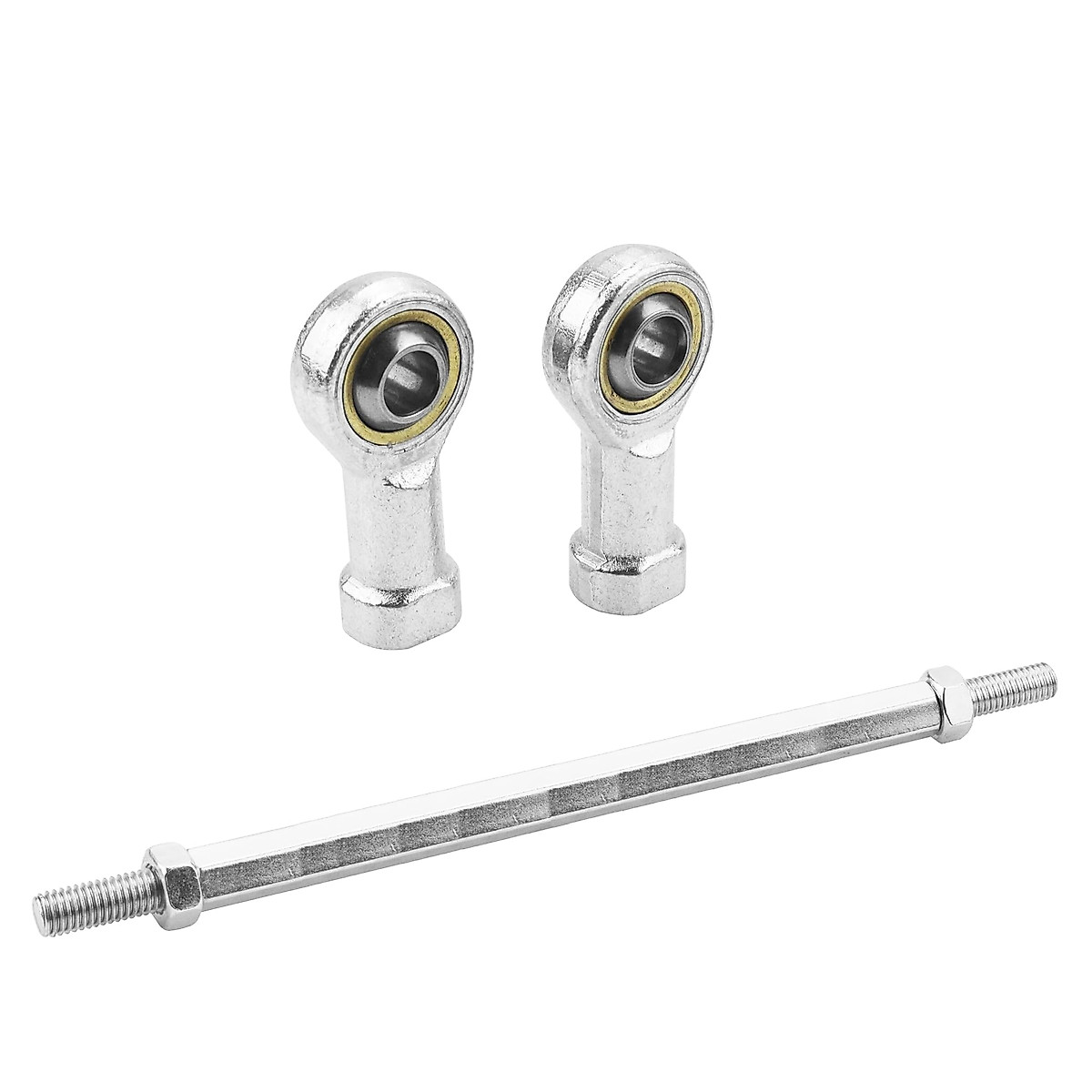 PRO BAT 2pcs 210mm Universal 11" x 5/16 8mm Tie Rod End Steering Kit Go Kart Off Road Dirt Bike ATV