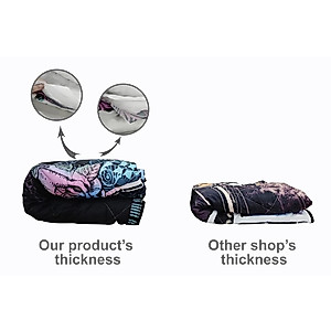 COZZBED Custom Flame Baseballer Quilt Set with Your Name, Baseball Bedding King Queen Twin Throw, Boys Baseball Comforter Set, Super Soft Lightweight All Season Baseball Blanket Bedspreads