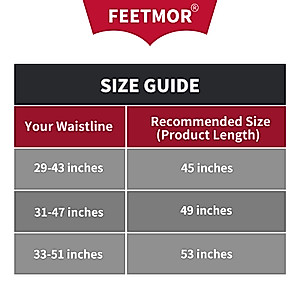 FEETMOR Heated Waist Belt, Electric Heating Pad for Low Back and Belly, Cordless Rechargeable Battery Powered Wrap for Period Cramps