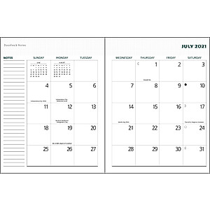 National Parks Poster Art of The WPA Monthly Planner 2021, 7.5" x 9.75" Spiral Bound