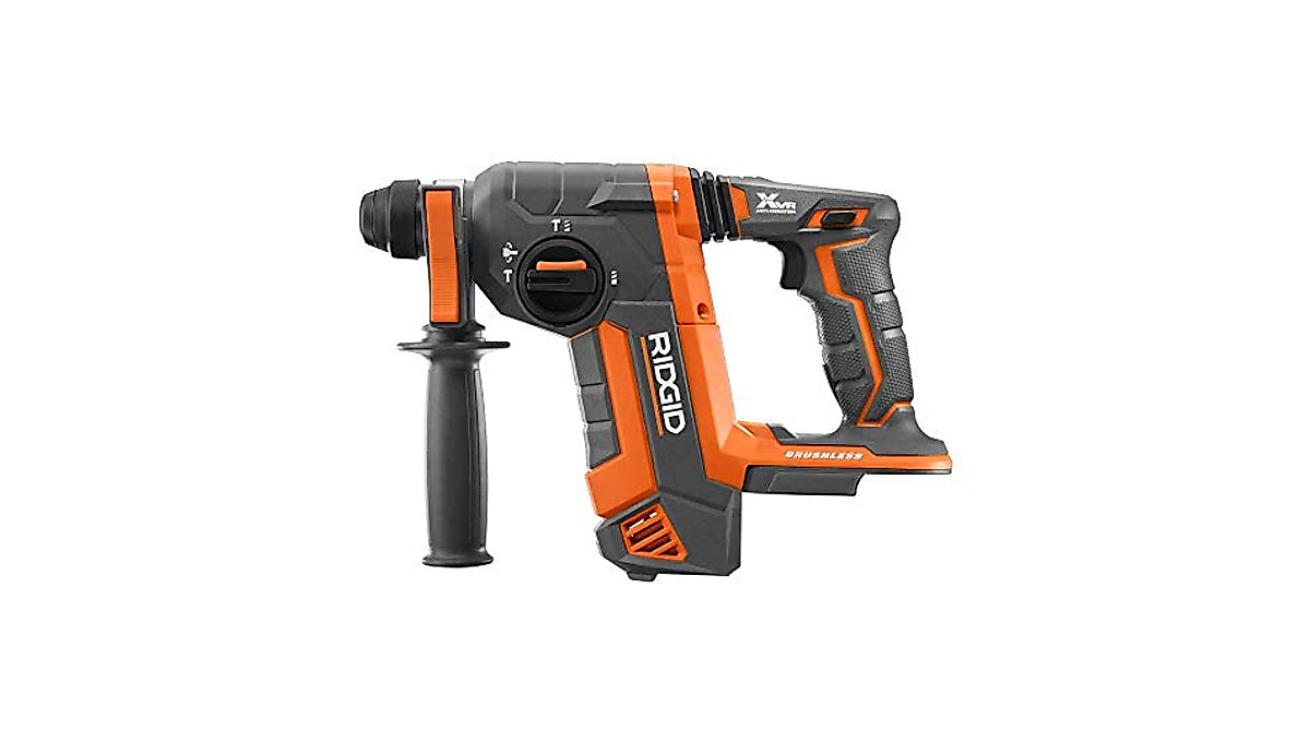 Rigid OCTANE 18V Cordless Brushless Rotary Hammer | Faster Drilling