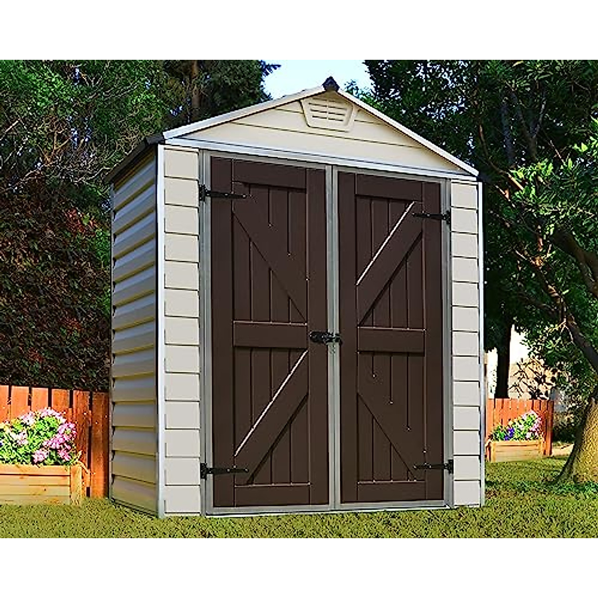 Palram - Canopia SkyLight 6' x 3' Storage Shed - Tan