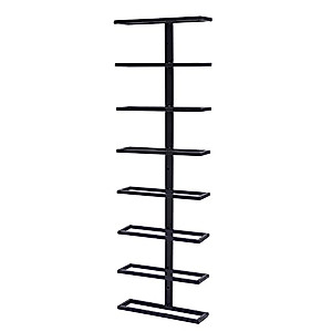 ETKEGHIP Wall Mount Wine Rack Organizer for 8 Bottles, Retro Wine Rack Home Decor Wine Storage Display Holder for Kitchen Pantry Dining Room Bar Wine Cellar