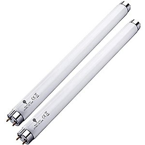 2 Pack Bug Zapper Replacement Lamp Bulb Light Tube 10W for 20W Electronic Bug Zapper T8 Fluorescent Light Tube Replacement Bulb for Bug Zapper