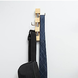 Better Houseware Milano Hook Rack, Natural