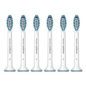 Philips Sonicare HX6053/64 (6-Pack) Sensitive Replacement Toothbrush Heads
