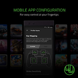 Razer Raiju Mobile Gaming Controller for Android - Black (Renewed)