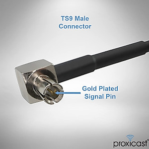 Proxicast 5-8 dBi 4G/5G External Magnetic High Gain Cell Antenna Compatible with AT&T Nighthawk M6 / MR6110 & MR6500, M5 / MR5200, M1 / MR1100, Verizon 8800L & Any Hotspot with TS9 connectors