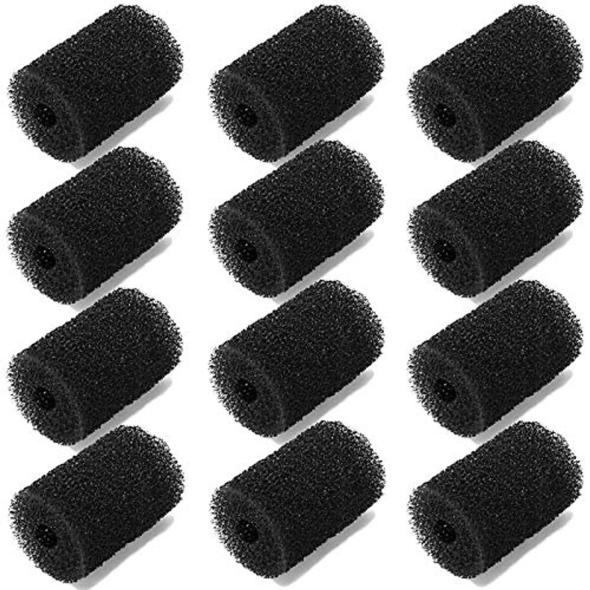Pool Sweep Hose Tail Scrubber Replacement for Polaris, CoiTek High Density 12 Pack Pool Cleaner Sweep Hose Scrubber Replacement Fits for Polaris 180, 280, 360, 380, 480, 3900 Pool Filter Cleaner Parts