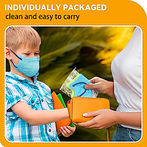 KN95 Masks Disposable for Kids, 5 Layer Protection 100 Pack Individually Wrapped KN95 Masks Children Size Breathable Adjustable Face Mask for Girl and Boy, Mascarillas para Niños Aged 4-12