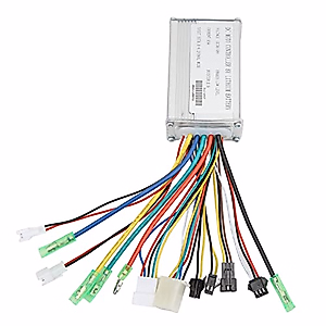 Diydeg Electric Bike Conversion Kit, 36V/48V 250W/350W Brushless Motor Controller LED Panel Kit with Thumb Throttle & Speed Assist Sensor, Waterproof EBike Conversion Kit for Electric Bicycle