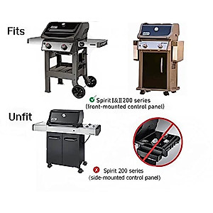 Firsgrill Professional Replacement for Weber Spirit I & II 200 Series Spirit E-210 E-220 Spirit S-210, S-220 Burner Flame Cooking Grills (Burners & Heat Plate)