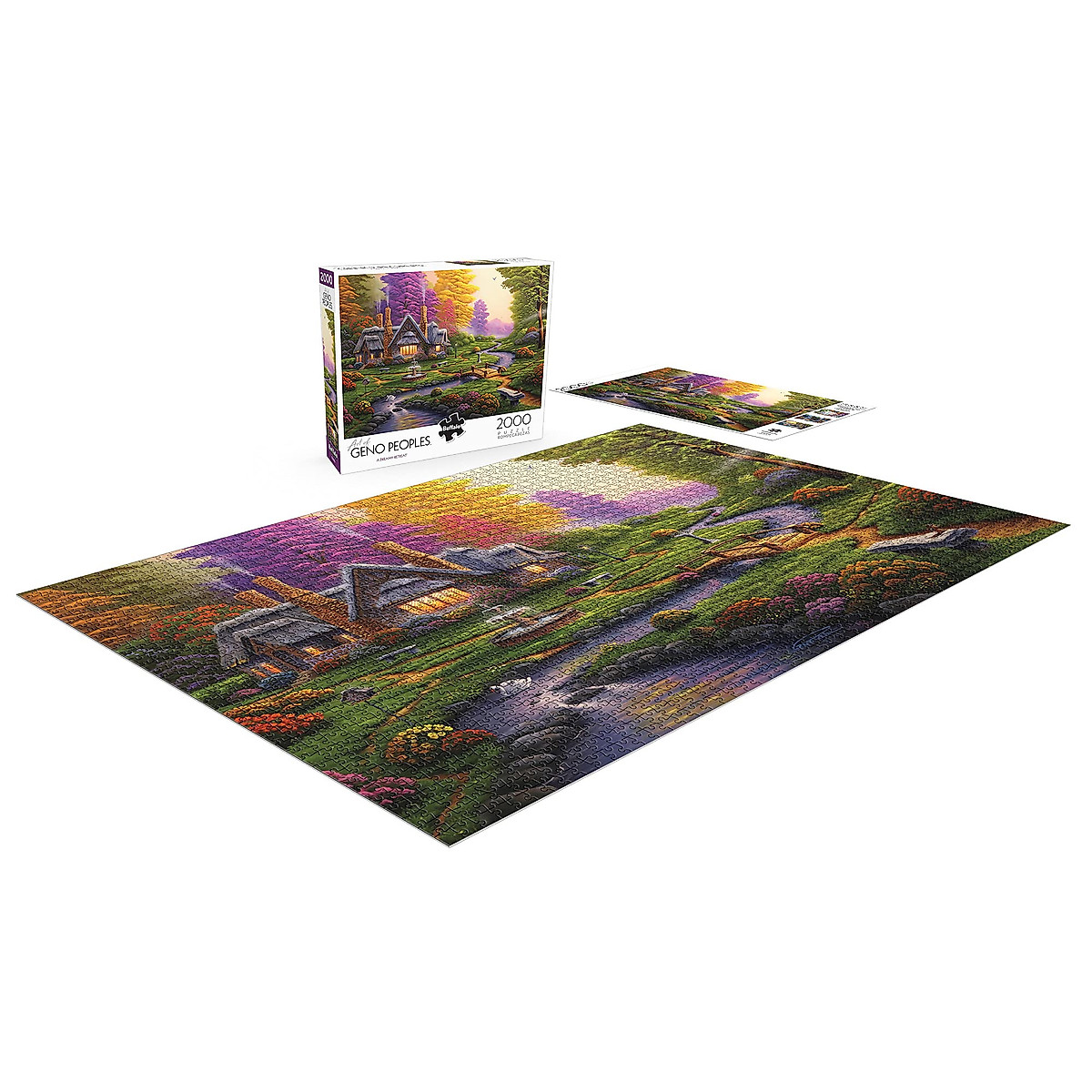 Buffalo Games - Geno Peoples - A Dreamy Retreat - 2000 Piece Jigsaw Puzzle for Adults Challenging Puzzle Perfect for Game Nights - 2000 Piece Finished Size is 38.50 x 26.50