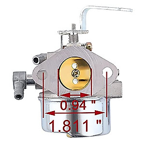 BQBS 640152 640152A Carburetor Kit for Tecumseh HM80 HM90 HM100 640152A 640051 640140 640023 640260 8-10 HP Engine Snow Blower 5000w Generator