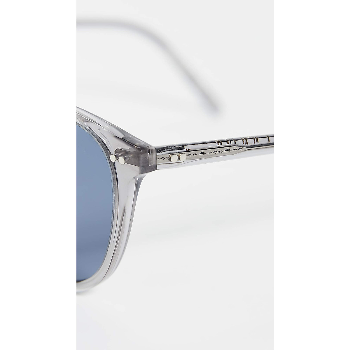 Oliver Peoples Eyewear Men's Forman LA Polarized Sunglasses, Workman Grey/Blue Polar, One Size