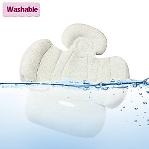 AIPINQI Head and Body Support Pillow with Neck Support for Toddler,Suitable for Baby Car Seat and Strollers(Over 1 Years),Grey