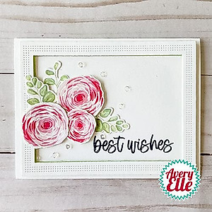 Avery Elle Clear Stamp Set 4"X6"-More Sentiments -AE2214