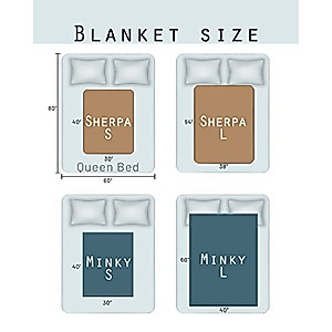 COLORCOMMALL Personalized Custom Throw Blanket - 38x54 Inch Fleece Sherpa Customized Photo Design Text Logo Name Picture Gift for Women Men Family Friends Kids Baby Dogs Pets