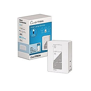 Lutron Caséta Wireless Smart Lighting Lamp Dimmer | PD-3PCL-WH