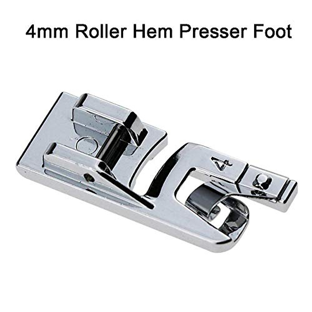 3Pcs Narrow Rolled Hem Sewing Machine Presser Foot Set (3mm, 4mm and 6mm) for All Low Shank Snap-On Singer, Brother, Babylock, Euro-Pro, Janome, Kenmore, White, Elna Sewing Machines