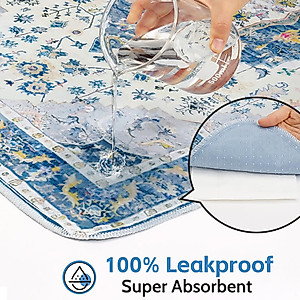 Washable Pee Pads for Dogs, 2 Pack Reusable Puppy Training Pads 40"x26" Super Absorbent Waterproof Dog Training Pads, Non-Slip Potty Pads, Whelping Pads Litter Mat