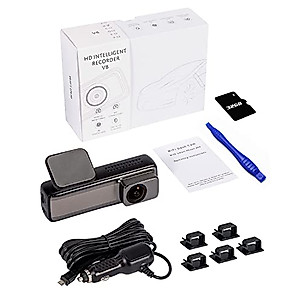 Dash Cam 1080P WiFi Dash Camera for Cars, Dash cam Front with App, Car Camera with Night Vision, 170° Wide Angle WDR, 24 Hours Parking Mode, G-Sensor, Loop Recording, Support 128GB Max - Car Charger