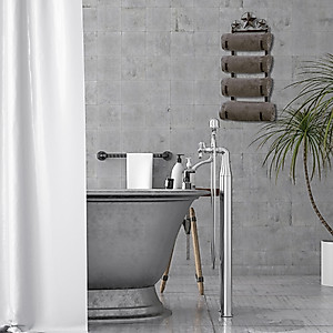 BestGiftEver Rustic Metal Star Towel Roll Wall Rack - Farmhouse Style Towel Rack for Western Bathroom Decor, Lodge and Cabin Decor, Decorative Wall Rack for Towels, Ideal for Country Home Owners