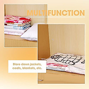 Hanging Vacuum Storage Bags with Manual Air Pump, 2023 New Reusable Hanging Compressible Storage Bag Space Saver Bags, Premium Hanging Space Saver Bag for Home Closet Organization (Medium, 3Pcs)