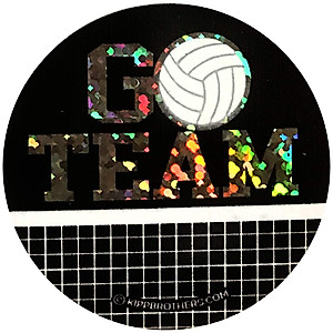Assorted Volleyball Sports Sparkle Sticker Sheet Pack - 102 Stickers