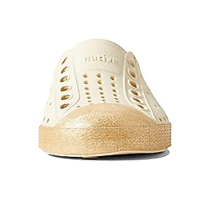 Native Shoes Girl's Jefferson Bling Glitter (Little Kid) Bone White/Champagne Bling 12 Little Kid M
