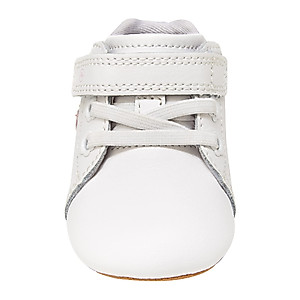 Stride Rite Baby Girls PW-Emilia Crib Shoe, White, 2 Infant