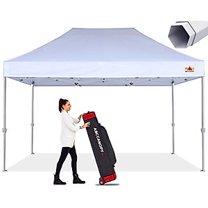 ABCCANOPY Commercial Pop Up Canopy Tent 10x15 Premium-Series, White