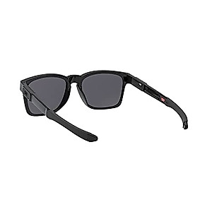 Oakley Men's OO9272 Catalyst Square Sunglasses, Black Iridium, 55 mm