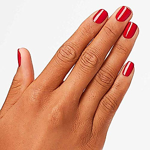 OPI Infinite Shine 2 Long-Wear Lacquer, Unequivocally Crimson, Red Long-Lasting Nail Polish, 0.5 fl oz