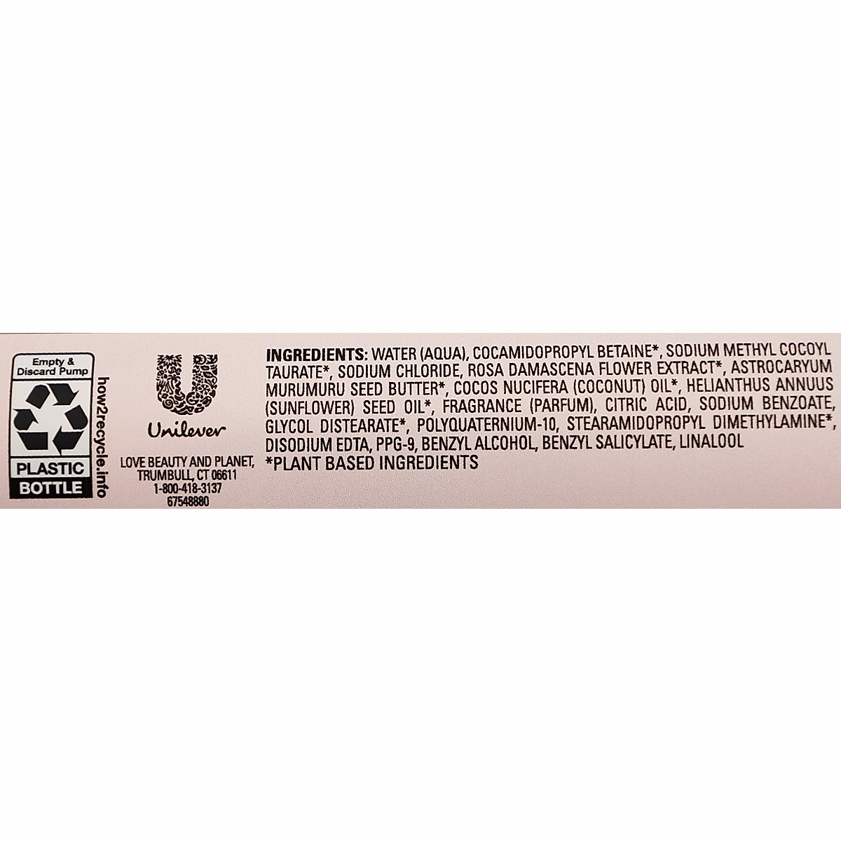 Love Beauty and Planet Shampoo Blooming Color Murumuru Butter & Rose, 22 FL OZ