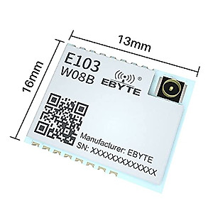 EBYTE 2.4GHz WiFi Serial Port Module 12dBm 802.11b Dual ARM Core WPA TCP HTTP Client MQTT E103-W08B IPX Antenna Interface for Smart Agriculture Remote Control