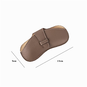 YUANYU Leather Glasses Case Holder Portable Slim Sunglasses Pouch Soft Eyeglasses Bag Eyewear Sleeve For Women Men Lightweight (Brown)