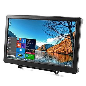ELECROW Portable Monitor 10.1 Inch Screen IPS Monitor 1920x1080P with HD VGA Port Build-in Speakers VESA Mount for Raspberry Pi 5/4/3/400 Windows 11/10/8/7 PS Xbox